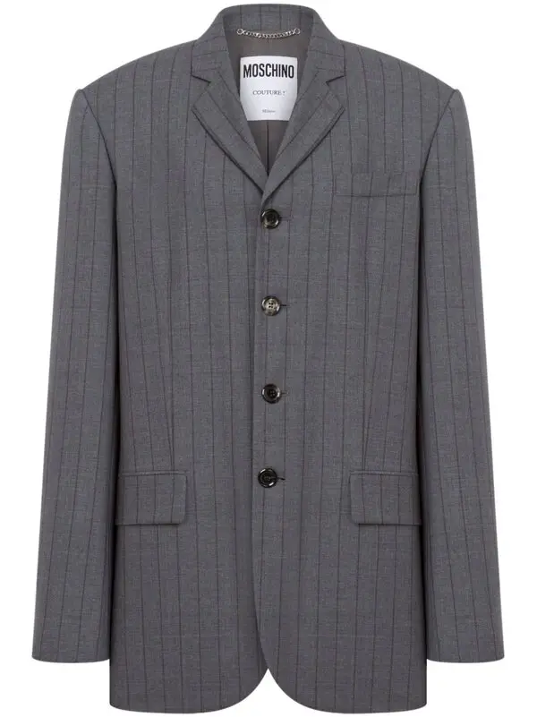Moschino Pinstriped Blazer