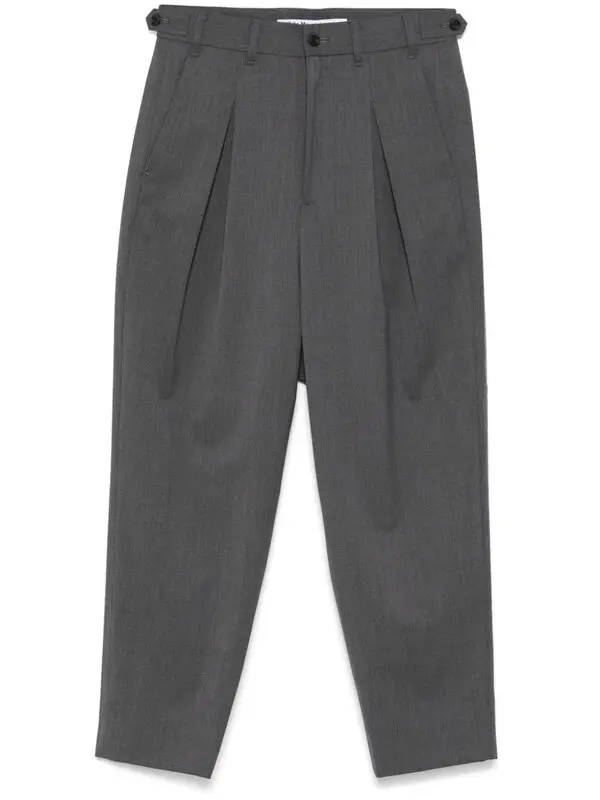 WHITE MOUNTAINEERING Two-tuck Wide Trousers - Grey