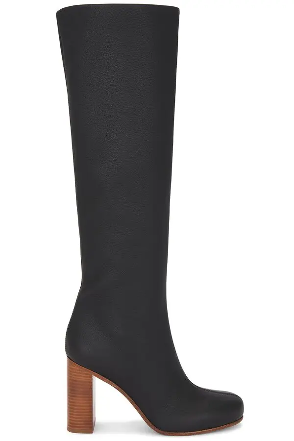 Khaite Willow Knee High 90 Boot - Black