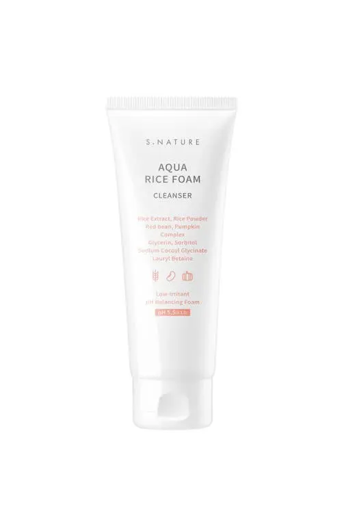 S.NATURE Aqua Rice Foam Cleanser