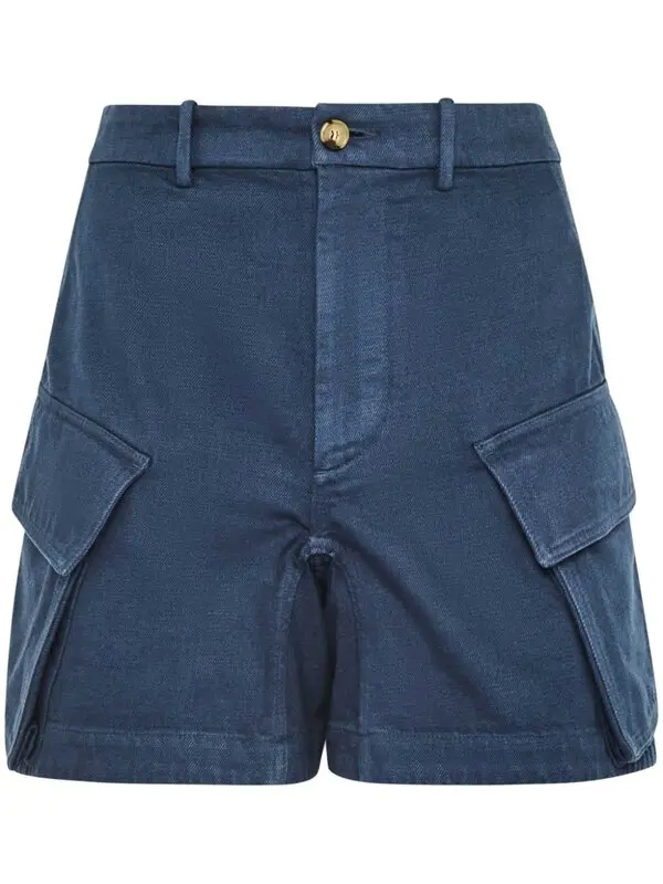 JW Anderson Cargo Twill Shorts - Blue
