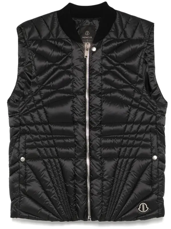 MONCLER + RICK OWENS Megapenta Flight Vest - Black