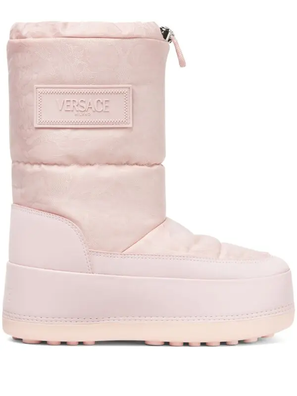 Versace Barocco Milano Boots - Pink