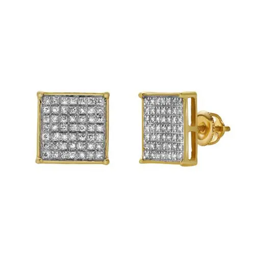 LUVMYJEWELRY Diamond Cluster Earrings