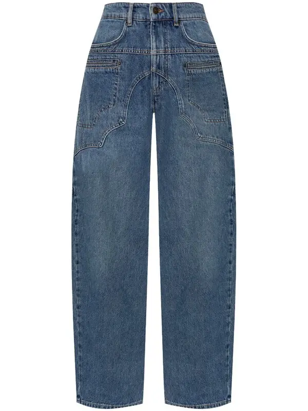 Isabel Marant Beryl Wide-leg Jeans - Blue