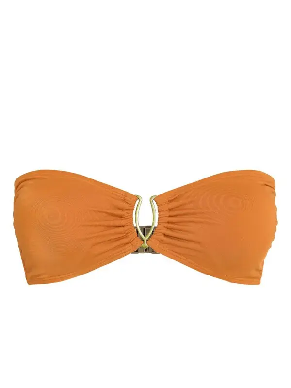 LYGIA & NANNY Mika Bandeau Bikini Top - Yellow