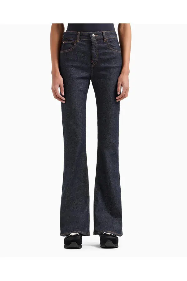 Emporio Armani J47 Slim-fit Mercerised Denim Jeans