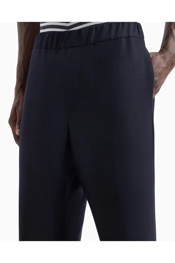 Giorgio Armani Technical Waffle Trousers