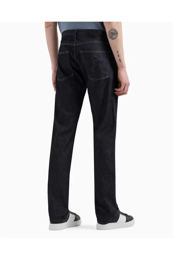 Emporio Armani J45 Regular-fit Denim Jeans - Blue
