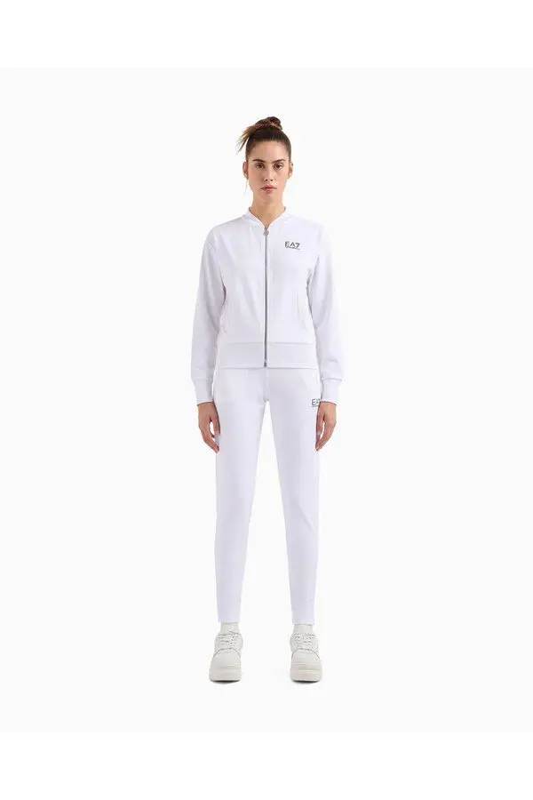 Emporio Armani Tennis Pro Tracksuit In Ventus7 Technical Fabric - White