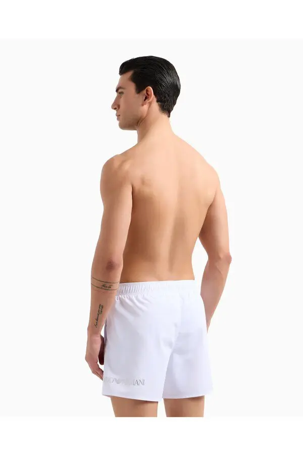 Emporio Armani Swim Trunks - White