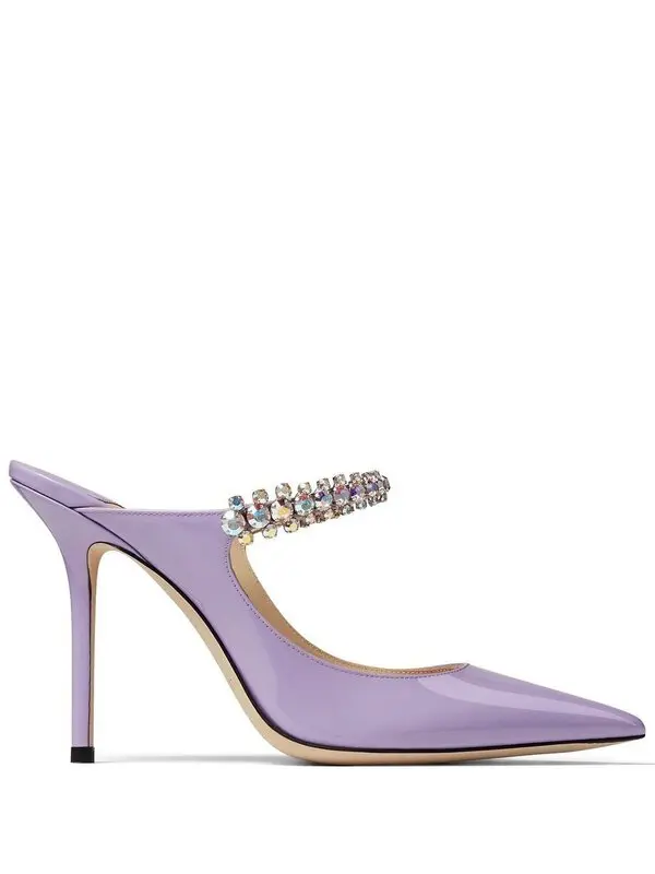 JIMMY CHOO Bing 100 Patent Leather Pumps