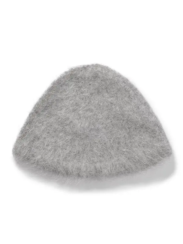 AMOMENTO Alpaca-blend Bucket Hat