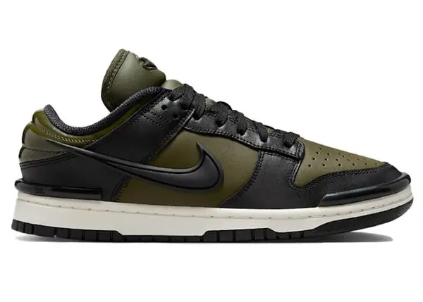 Nike Dunk Low Twist Sneakers - Army Khaki/sail/black