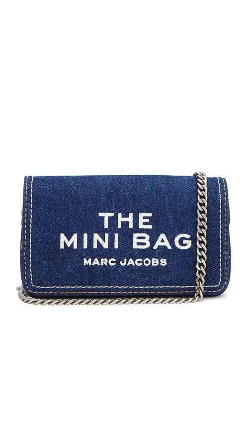 Marc Jacobs Denim Chain Mini Bag - Dark Wash