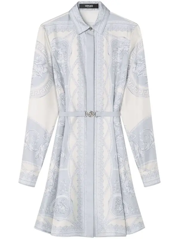 Versace La Coupe Des Dieux Mini Shirt Dress