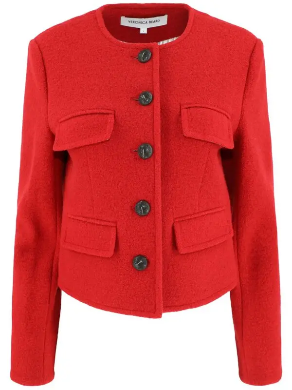 Veronica Beard Leslie Jacket - Red