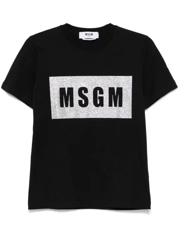MSGM Logo-print T-shirt