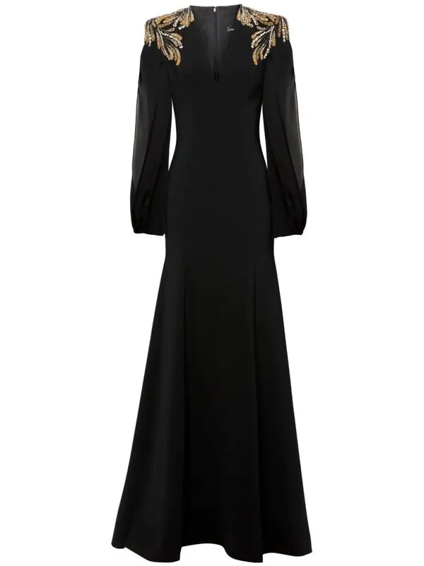 Jenny Packham Mercury Maxi Dress - Black