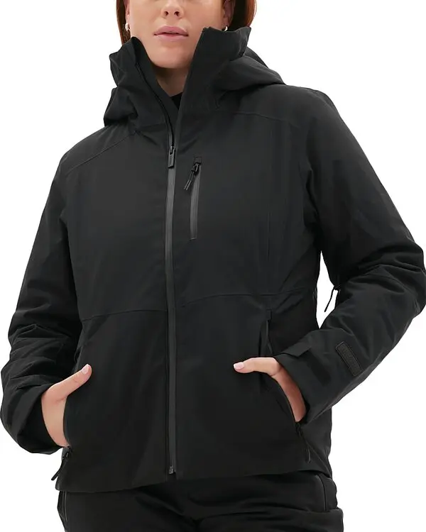 HALFDAYS Lawrence Hooded Coat - Black