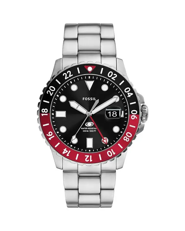 Fossil Blue Gmt Watch, 46mm