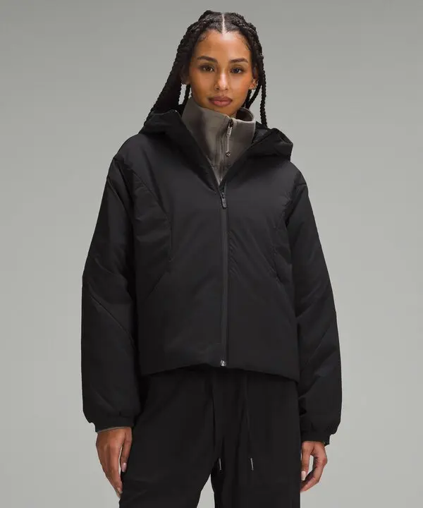 Lululemon Water-resistant Insulated Hooded Jacket - Black