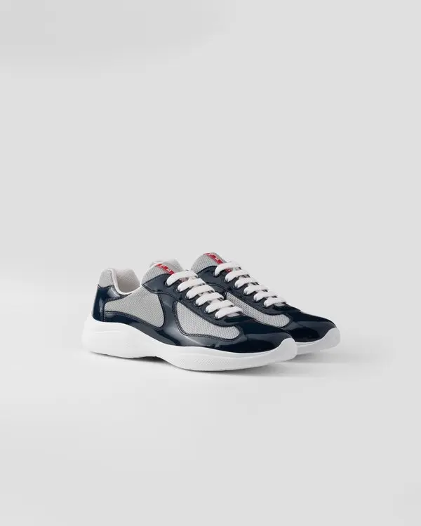 Prada America's Cup Sneakers - Royal Blue/silver
