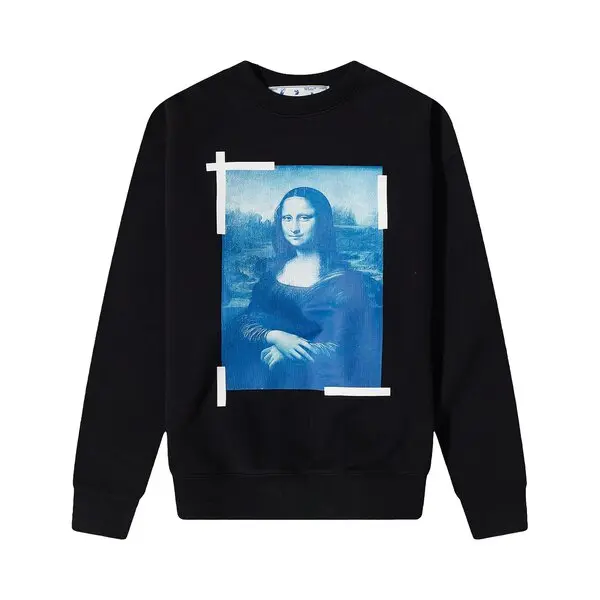 Off-White Monalisa Over Crewneck - Black