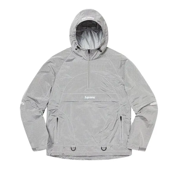 Supreme Gore-tex Contrast Stitch Anorak - Silver