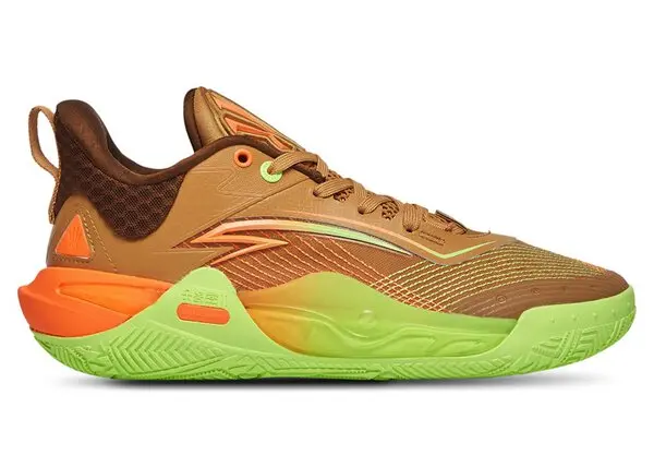 ANTA Kai 1 Speed Sneakers - Tan/volt/orange