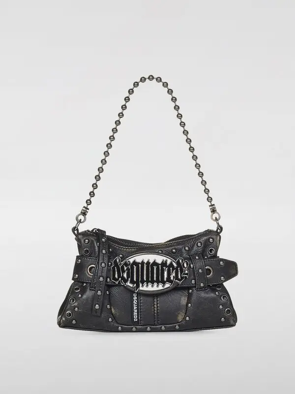 Dsquared2 Gothic Denim Clutch In Black 40% Off Editorialist