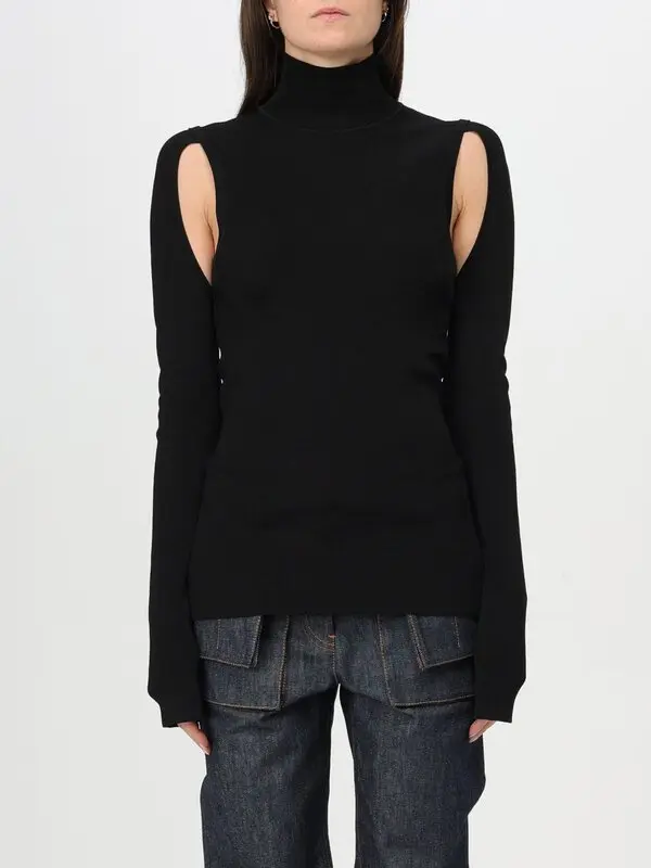 Helmut Lang Cut Out Sweater In Black 10% Off Editorialist