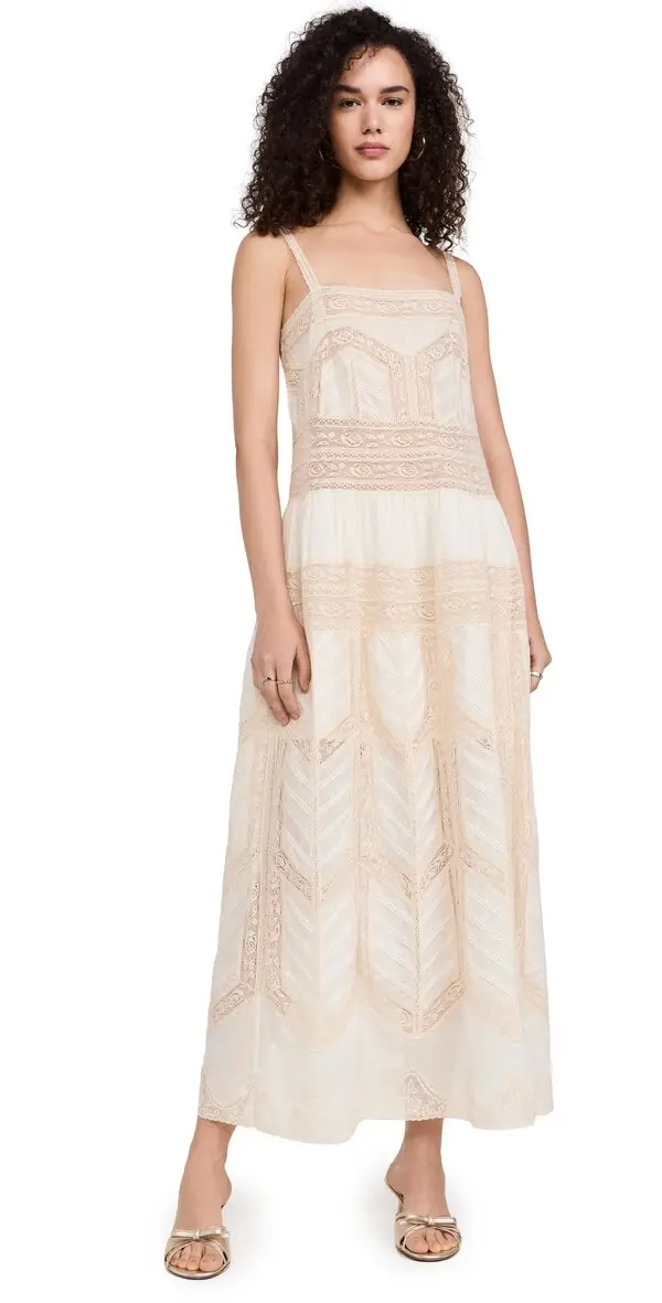 chinese dress ladies Zimmermann Halliday Lace Trim Slip Dress size 3 / AU 14 main image 1