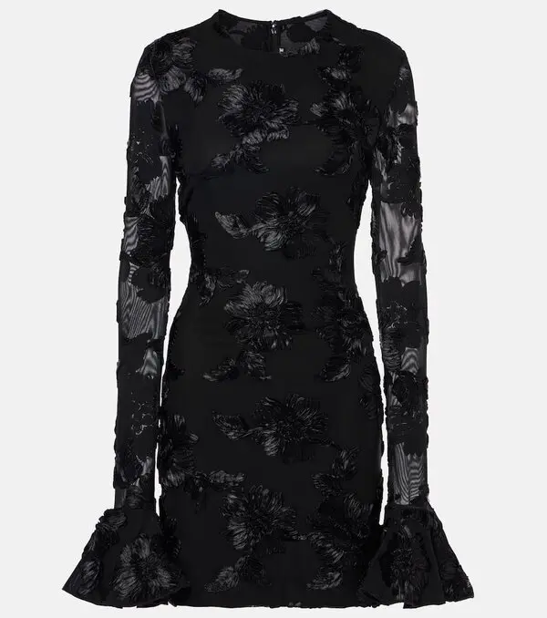 Remain Birger Christensen Floral Embroidered Mini Dress
