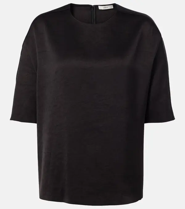 Vince Satin T-shirt - Black
