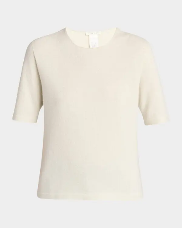 THE ROW Ipar Short Sleeve Top - Pale Green