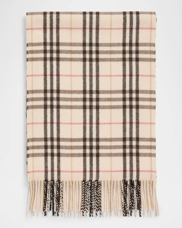 Burberry Lola Check-print Cashmere Scarf