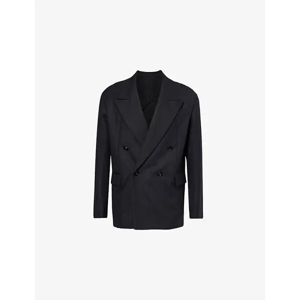 Bottega Veneta Peak-lapel Double-breasted Wool Jacket