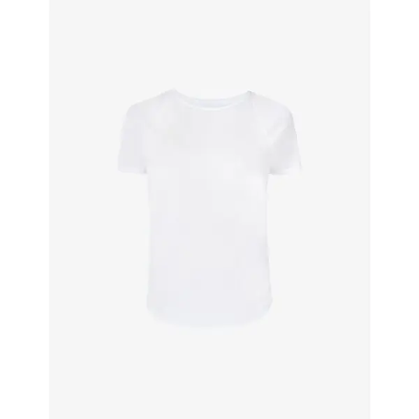 Sweaty Betty Breathe Easy Short-sleeve Stretch-woven Top - White