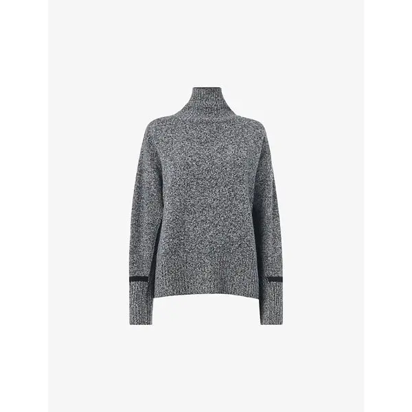 Whistles Fleck Turtleneck Wool Jumper - Multi-coloured