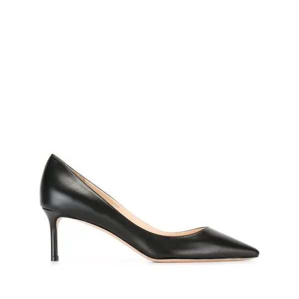 JIMMY CHOO Romy 60 Kid Leather Pumps - Black