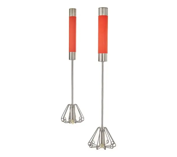 BERGHOFF Essentials 2pc Stainless Steel Miracle Whisk Set