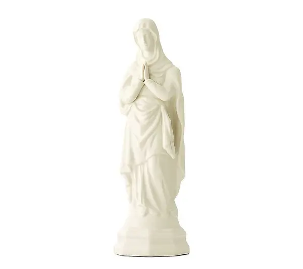 BELLEEK Pottery Blessed Virgin Mary Statue