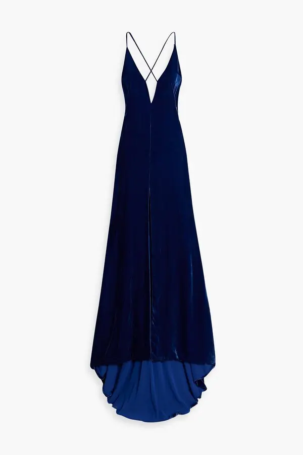 Costarellos Velvet Gown