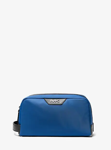 Michael Kors Lautner Nylon Travel Pouch - Blue