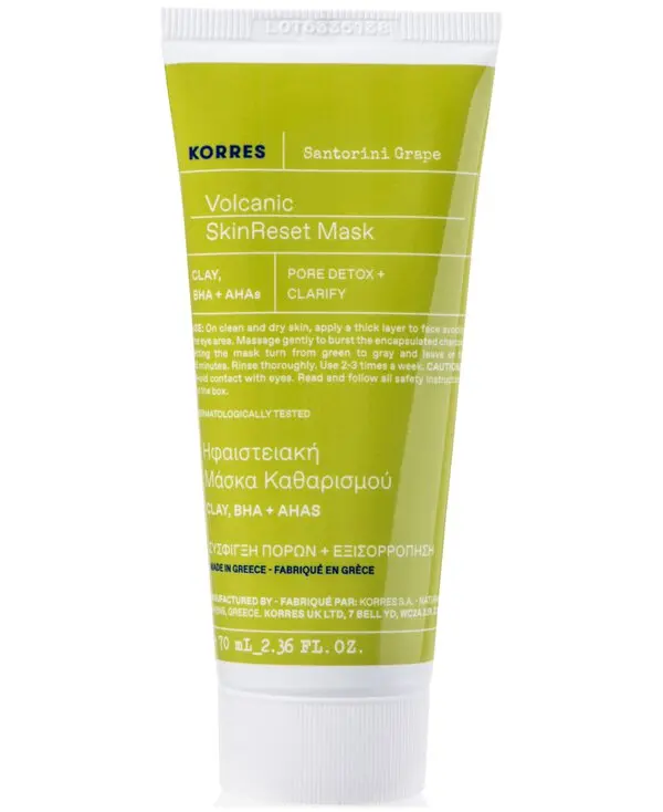 KORRES Santorini Grape Volcanic Skinreset Mask - No Color