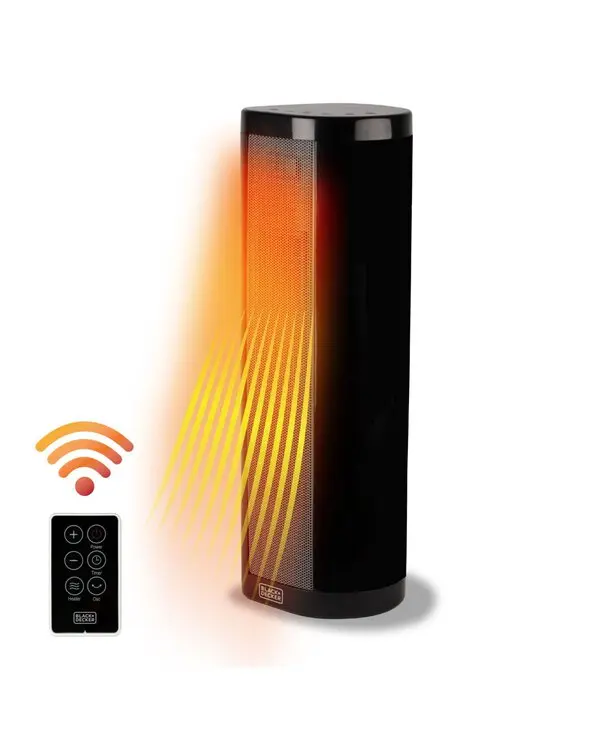 BLACK + DECKER 21.7" Ceramic Vert / Horz Heater