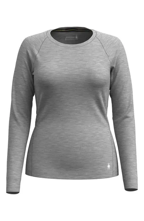 Smartwool Classic Thermal Merino Base Layer T-shirt - Light Gray Heather