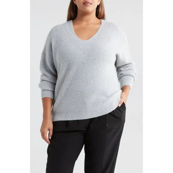 Nordstrom Sparkle V-neck Sweater