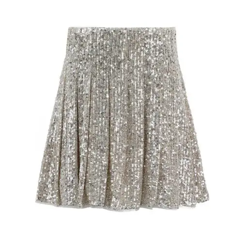 LOLA + THE BOYS Sequin Skirt